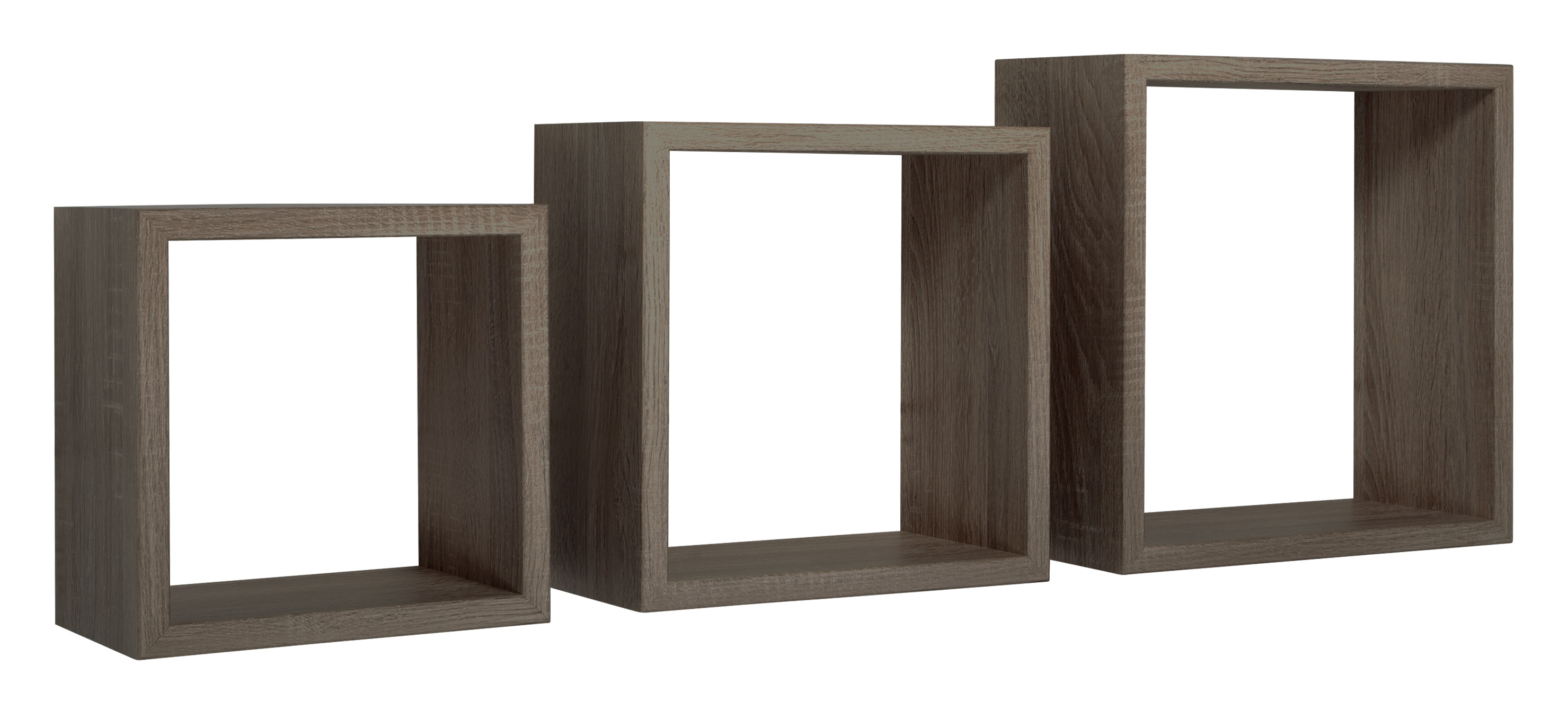 Set di 3 Mensole da Muro, Cubi Arredo, Mensole Cubo, Cubi da Parete ...