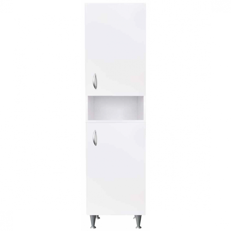 Mobile colonna lavanderia 185x50 cm – 2 ante singole – Legno idrofugo ...